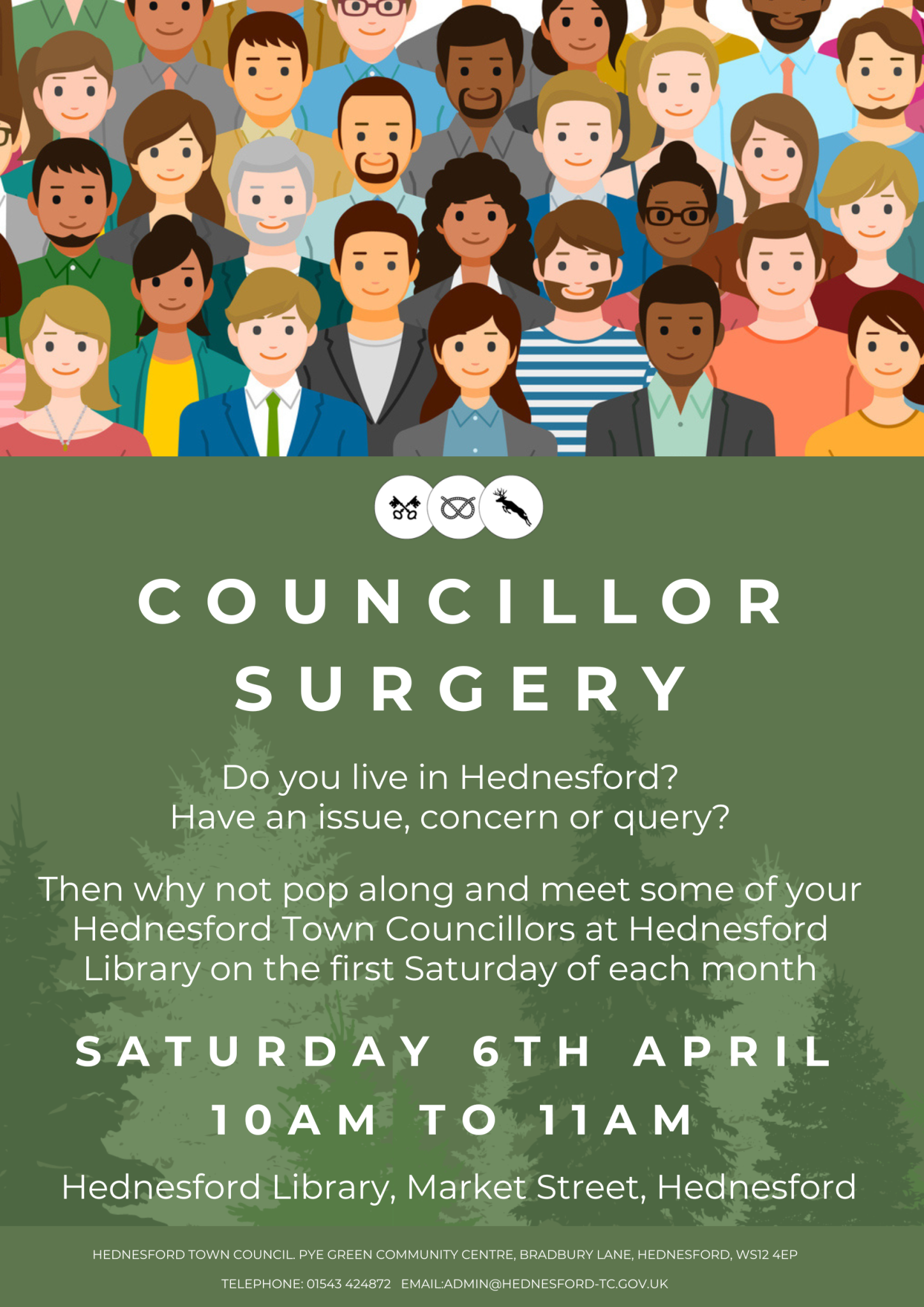 April 2024 Councillor Surgery – Hednesford Town Council